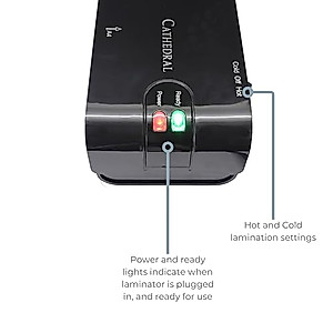 Cathedral LM400 A4 Laminating Machine - Black