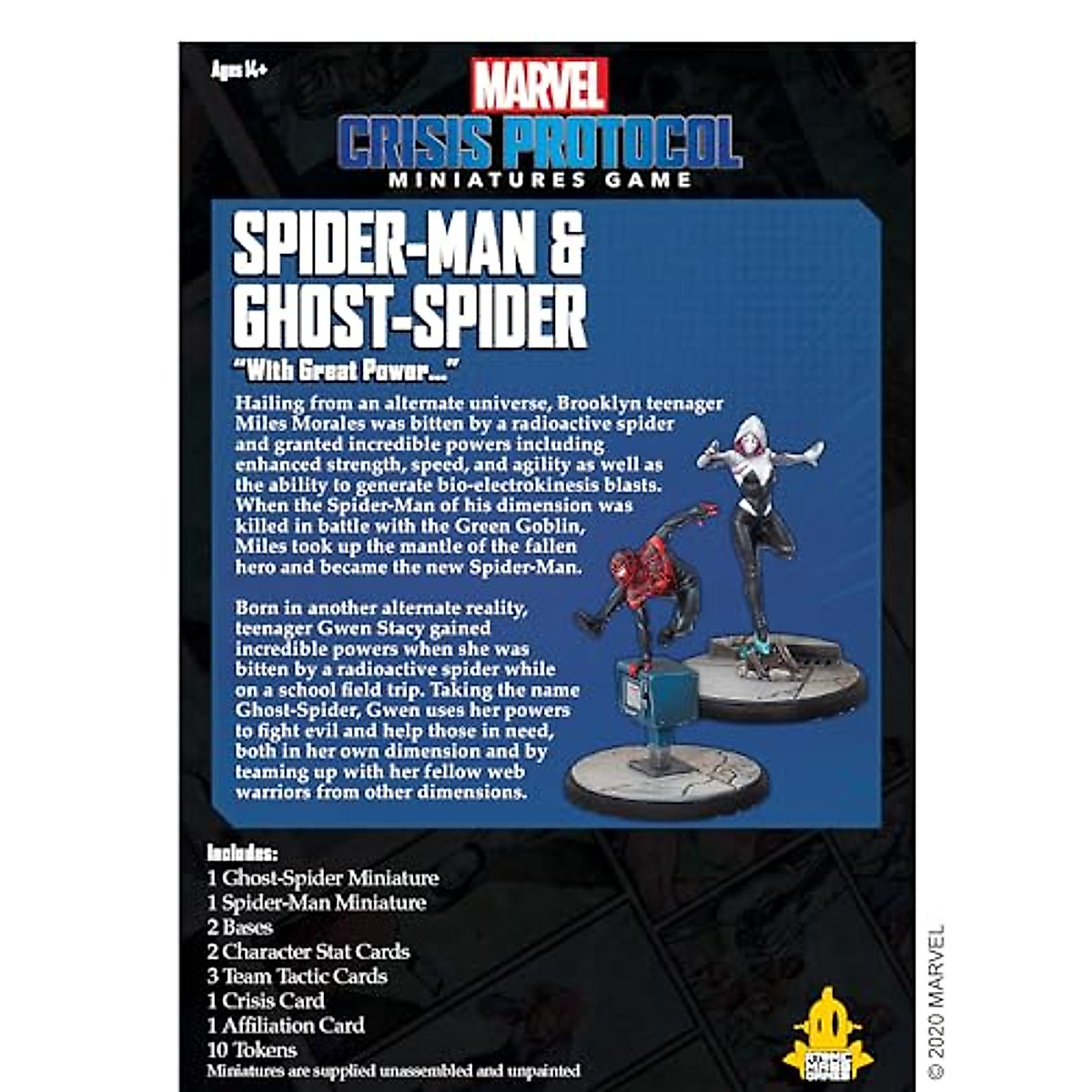 Atomic Mass Games Ghost-Spider & Spider-Man Character Pack