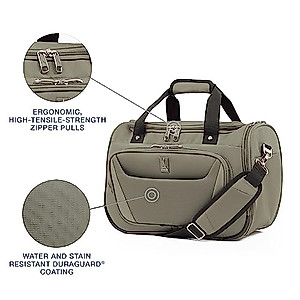 Travelpro Maxlite 5 Softside Lightweight Underseat Carry-On Travel Tote, Overnight Weekender Bag, Men and Women, Slate Green, 18-Inch