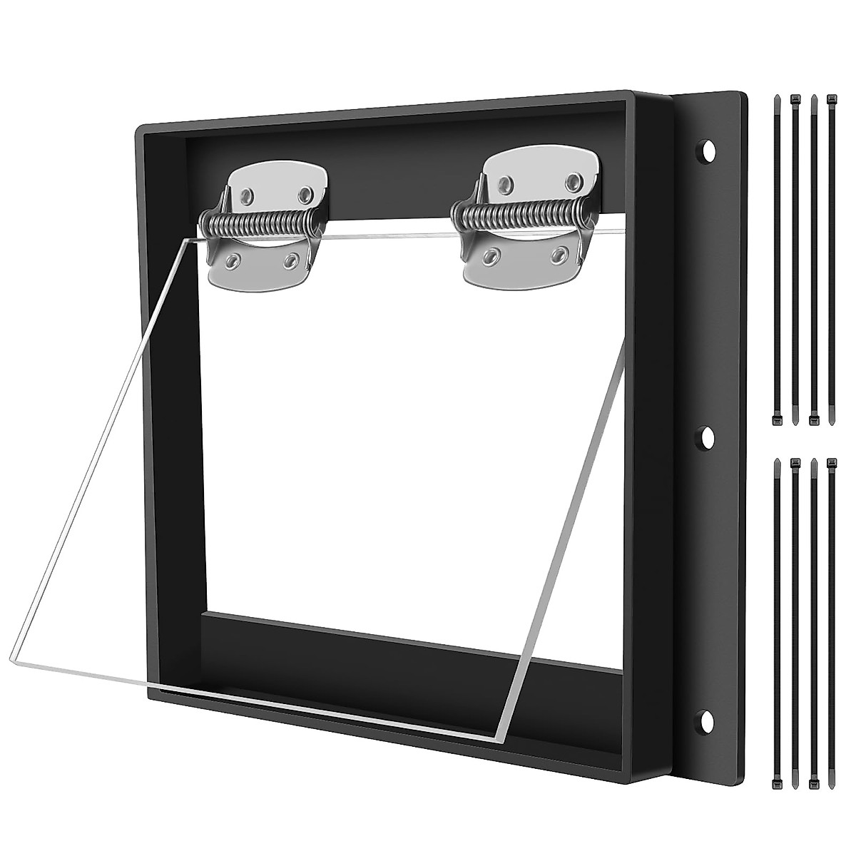 GROWLING Raccoon One Way Door - Humane, Contactless Animal Excluder Trap - Raccoon One Way Eviction Door, Easy to Install & Weather-Resistant, Ideal for Squirrels, Skunks, Possums