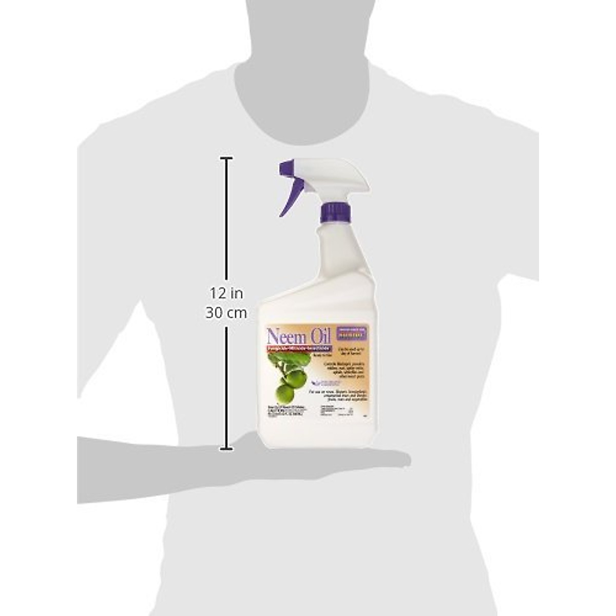 Bonide Captain Jack's Neem Oil, 32 oz Ready-to-Use Spray, Multi-Purpose Fungicide, Insecticide and Miticide for Organic Gardening