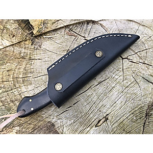Perkin Damascus Steel Hunting Knife Bushcraft Camping Outdoor- SK1100