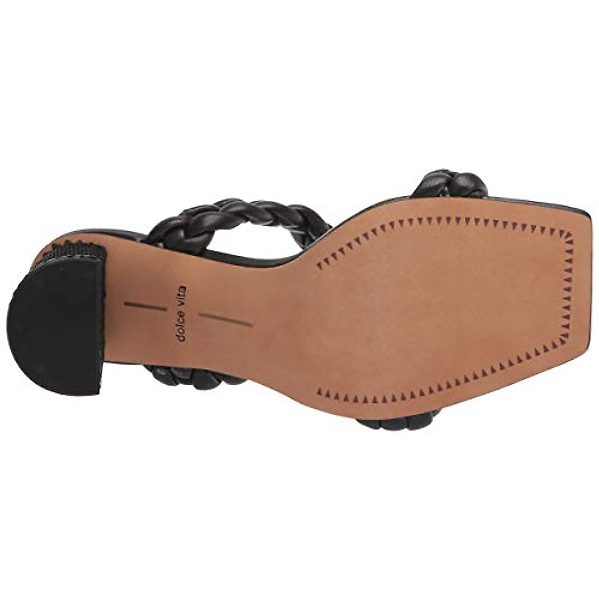 Dolce Vita womens Paily Heeled Sandal, Black Stella, 7.5 US