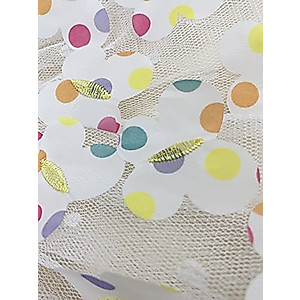 QWINEE Cute Polka Dot Mesh Cat Skirt Dog Dress Birthday Wedding Christmas Party Dog Costume Dresses for Kitty Puppy Small Medium Dogs Multicolor XL