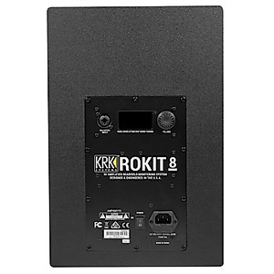 KRK RP8 Rokit 8 G4 Professional Bi-Amp 8" Powered Studio Monitor, Black (RP8G4)