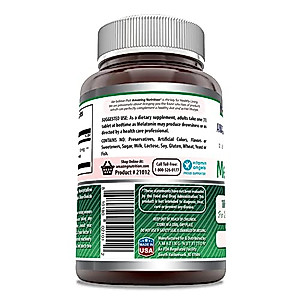 Amazing Formulas Melatonin 10mg 120 Tablets Supplement | Non GMO | Gluten Free | Made in USA