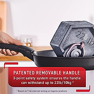 T-fal Ingenio Detachable Handle 1 Piece, Cookware, Pots and Pans, Black