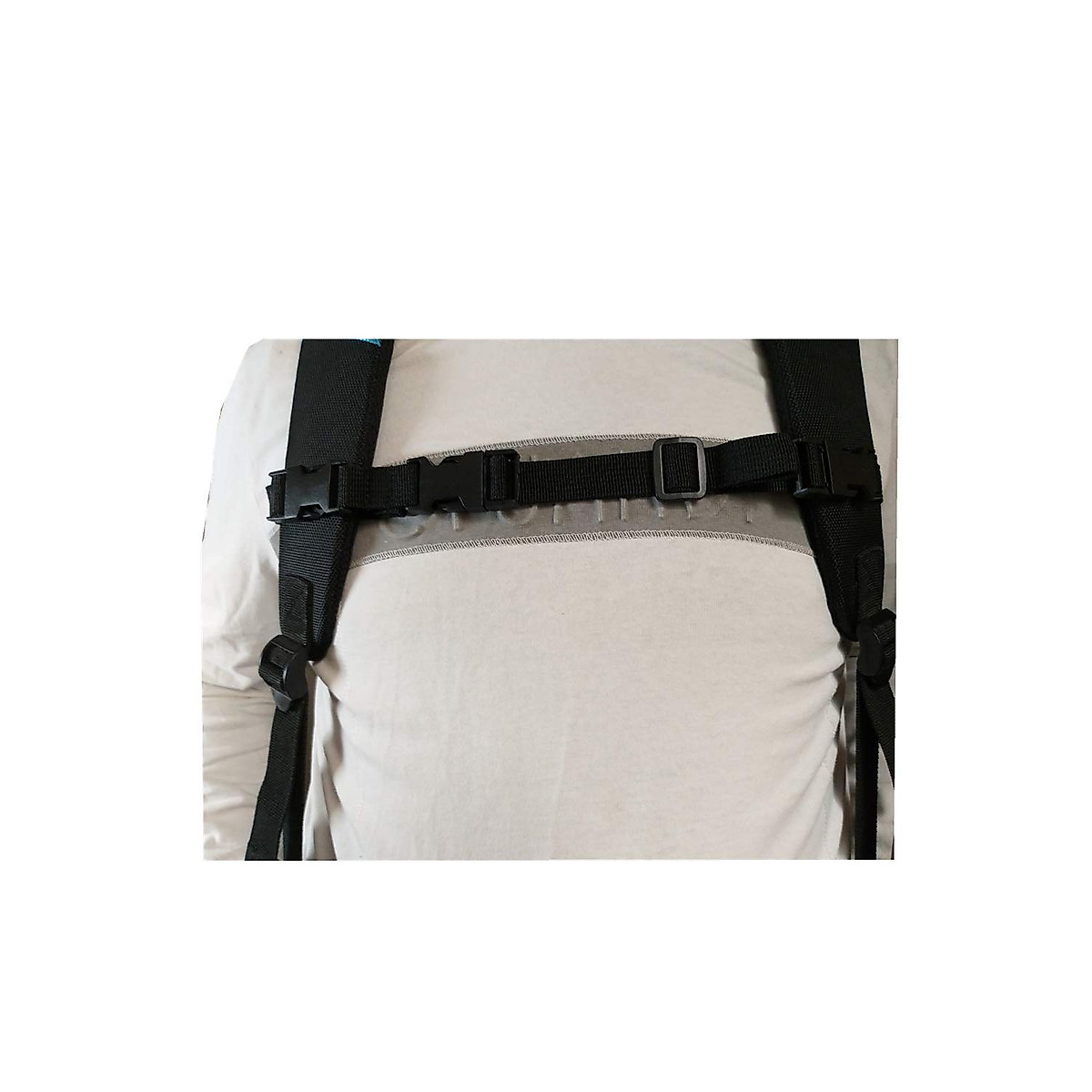 HDHYK Backpack Chest Strap- Nylon - Adjustable Universal (Brown)