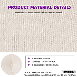 TYBOATLE 65 inch Loveseat Sofa w/ 2 USB Charging Ports, Modern Fabric Upholstered Couches w/Button Tufted Seat Cushion, 2 Seater Couches for Living Room, Apartment, Bedroom (Cream Beige)