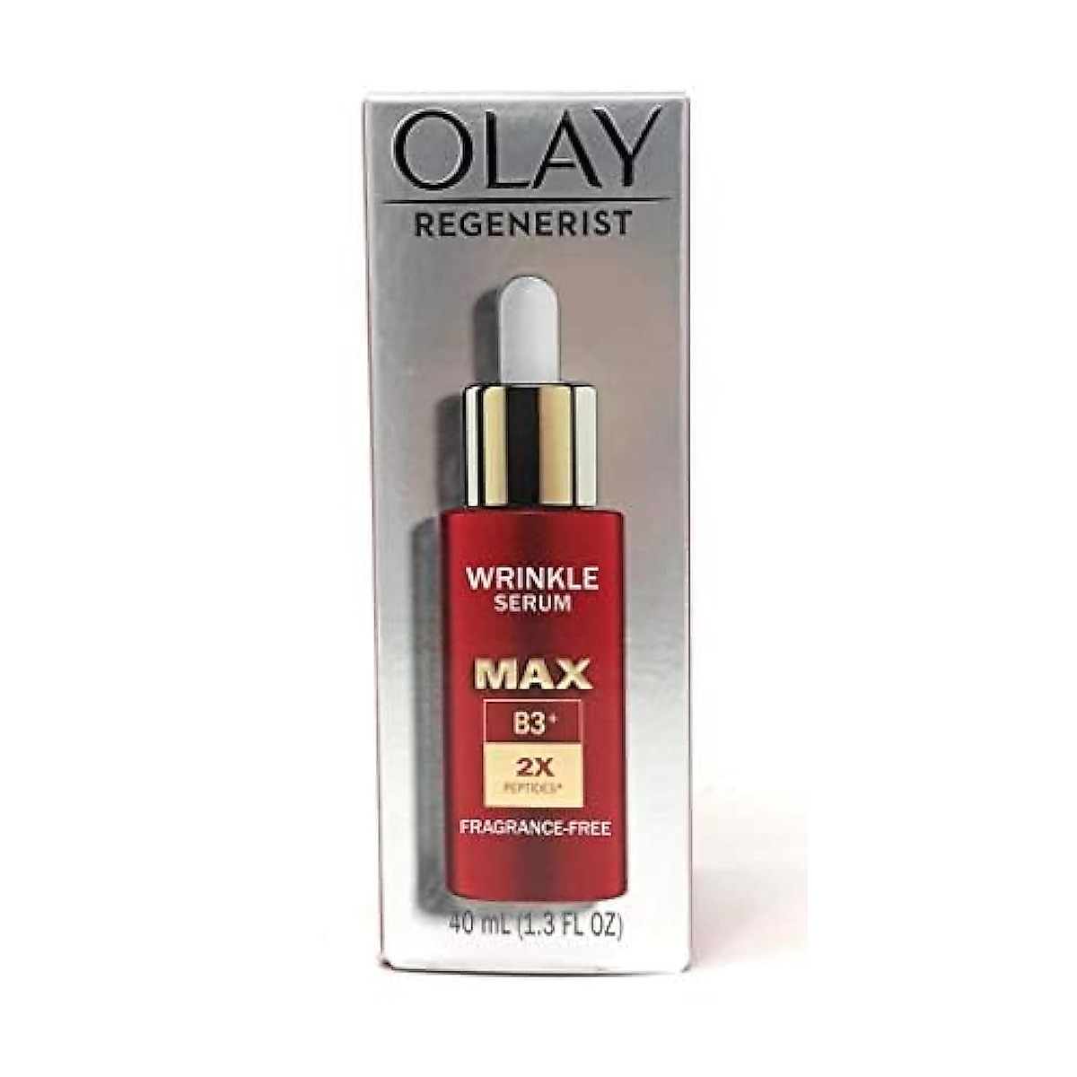 Olay Niacinamide Serum MAX Wrinkle Reducing, Fragrance – Free, 1.3oz. (40 mL)