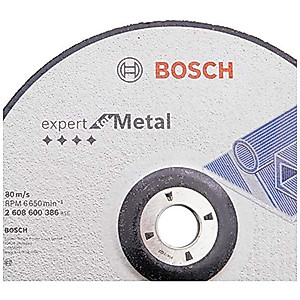Bosch Professional 2608600386 Grinding Disc for Steel, Black, 230 x 8 mm