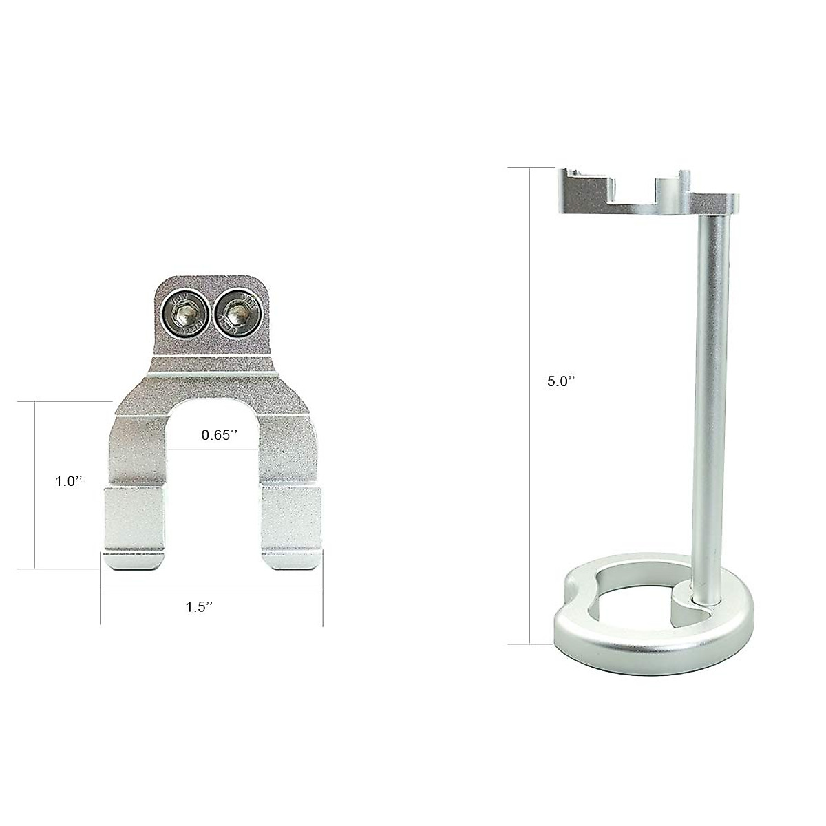 Bicrops Zinc Alloy Razor Holder, Suitable For A Variety Of Razors, Razor Holders That Can Extend The Life Of The Razor