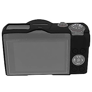 Easy Hood Case for Canon Powershot G7 X Mark III Digital Camera, Soft Silicone Protective Cover with Removable Lens Cover for Canon Powershot G7X Mark III DSLR Camera (Black)