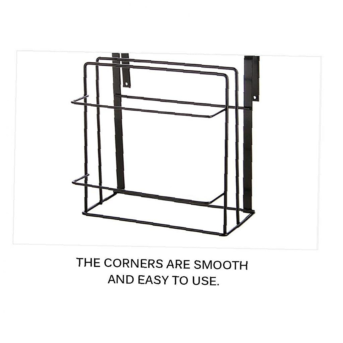 Ruluti Kitchen Storage Drainboard Pan Lid Shelf Metal Hanging Cutting Board Stand Draining Rack Organizer 25.5 * 24.0 * 10.5cm