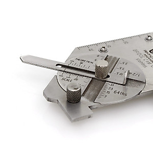 Mini Bridge CAM Gage Welding Fillet Throat Leg Size Bevel Angle Undercut Inspection Tool in Inch/mm