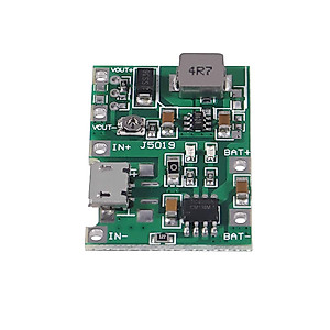 AITRIP 6PCS 2A USB 18650 Lithium Li-ion Battery Charger Module Boost 3.7V to 5V 9V 12V Adjustable DC-DC Step Up Boost Module TP4056 DIY Kit Parts