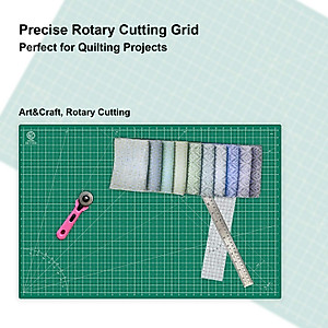 KC GLOBAL A1 (36"x24") Self-Healing Cutting Mat (Dark Green) - Sturdy, Reversible, Eco-Friendly, Non-Slip. Premium Desk Mat for Crafters, Quilters, and Hobbyist