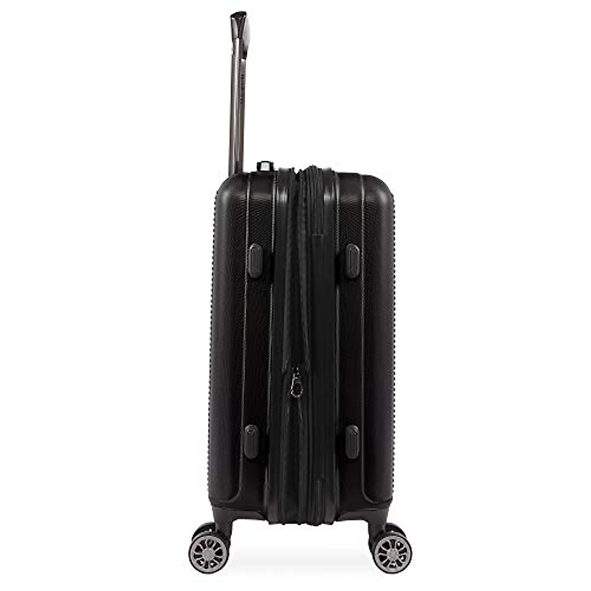 Brookstone Luggage Nelson 2pc Hardside Spinner Luggage, Black, 2 Piece Set