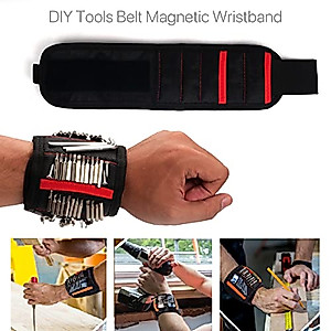 Magnetic Wristband DIY Tools Belt for Holding Screws