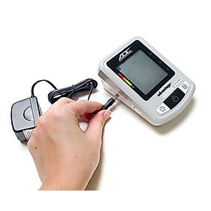 ADC Advantage Plus 6022N Automatic Digital Blood Pressure Monitor with Storage Case, BHS AA Rated, Wide-Range Adult Navy Upper-Arm BP Cuff, 8.7” to 16.5” (22 cm to 42 cm)