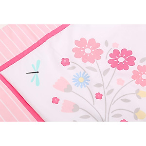 DMZVEIDA The Latest 3-Piece Set of Crib Products Baby Bedding Set:Baby Comforter Baby Quilt,Baby Fitted Sheet,Baby Pillowcase,Soft Skin Friendly Cotton Fabric,for Girls Boys.(352)