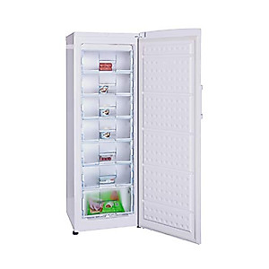 Hamilton Beach HBFRF1100, 11 cu ft, Upright Freezer, White
