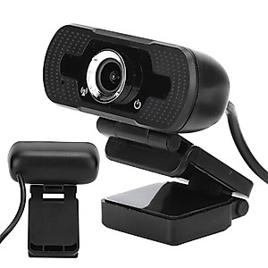 Zyyini Bindpo Web Camera, 1080P High Definition Computer Camera Video Conference USB 2.0 PC Camera, Wide Angle Lens, for Recording, Calling, Gaming