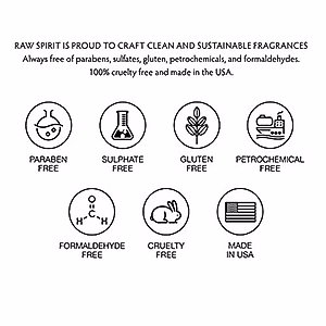 Raw Spirit Midnight Pearl Perfume for Women | Sultry, Floral Cruelty-Free Fragrance | Eau de Parfum Spray, .25fl oz/7.5mL