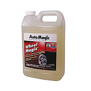 Auto Magic Wheel Magic - Wheel & Tire Cleaner for Removing Brake Dust & Grime - 128 Fl Oz