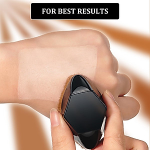 HoPliGhe Foundation Brush for Liquid Makeup Professional Kabuki Brush Makeup Brushes for Face Body Flawless Powder Cosmetics brochas de maquillaje for make up, with Protective Case