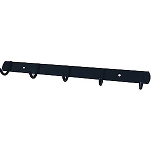 AOLZUNK Heavy Duty Coat Hooks Rack Wall Mounted 5 Hooks, Multi-Function Metal Rack for Hanging Clothes Hat Keys Towel, Bedroom Bathroom or Entryway