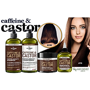 Hair Chemist, Oil, 7.1 oz - Caffeine and Castor Faster Growth Hair Oil for Unisex Adult