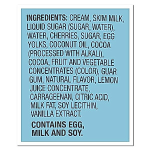 Ben & Jerry's Cherry Garcia Ice Cream Pint Non-GMO 16 oz