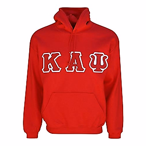 Mega Greek Mens Kappa Alpha Psi Hooded Sweatshirt Medium Red