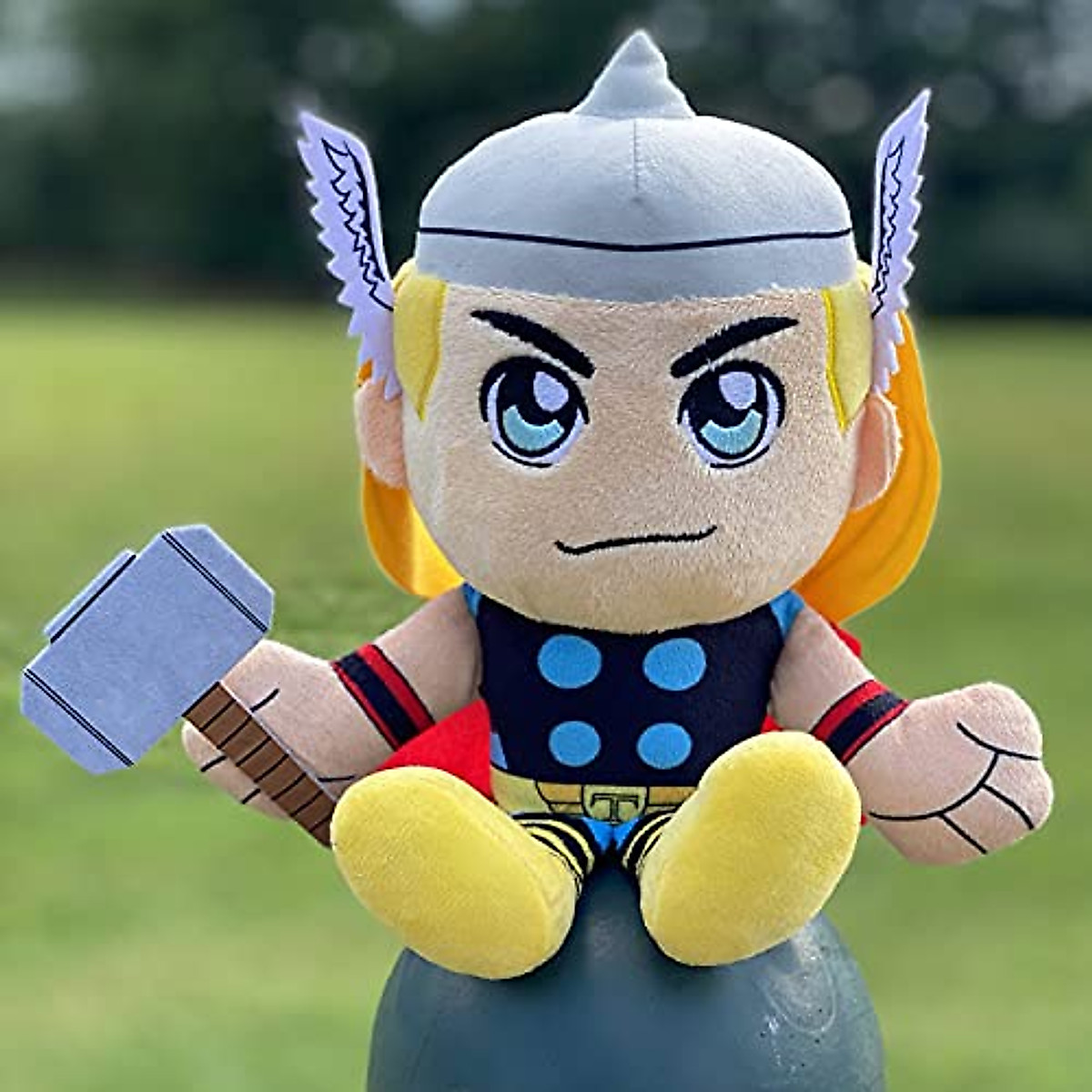 Bleacher Creatures Marvel Thor 8" Kuricha Sitting Plush- Soft Chibi Inspired Toy