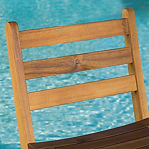 Christopher Knight Home Atlantic Outdoor Folding Wood Bar Stools