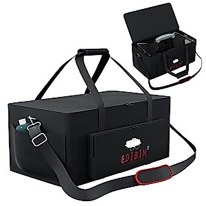 Portable Grill Carry Bag Fit for Weber 1141001 Go Anywhere Gas Grill, Compatible with Weber 121020 Go-Anywhere Charcoal Grill,Heavy Duty 600D Waterproof Go anywhere gas grill Carry Bag