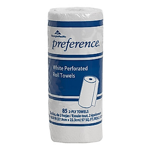 Pacific Blue Select 2-Ply Perforated Roll Paper Towels By Georgia-Pacific Pro, 85 Sheets Per Roll, 15 Rolls Per Case