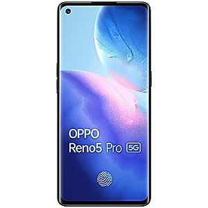 OPPO Reno5 Pro 5G Dual-SIM 128GB ROM + 8GB RAM (GSM only | No CDMA) Factory Unlocked 5G Smartphone (Starry Black) - International Version