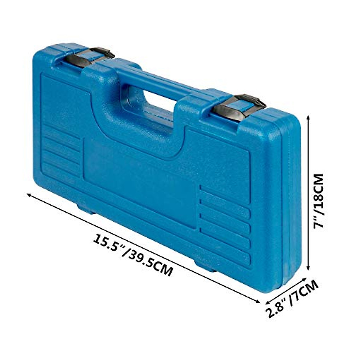 VEVOR Impact Drive Socket Set 1/2 Inches 19 Piece Impact Sockets SAE, Standard Socket Assortment, (3/8 Inches to 1-1/2 Inches) 6-point Hex Sockets