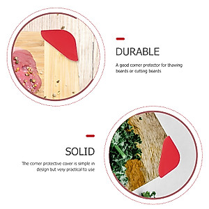 Luxshiny Baby Accessories 8 Pcs Defrosting defroster Plate Corner Protector thawing Board Silicone Corner thawing Plate Silicone Corner Tray Silicone Corner Silicone Tray