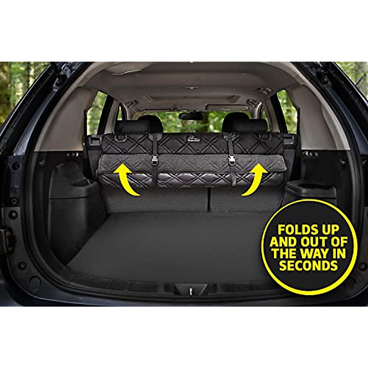 Meadowlark SUV Cargo Liner Dog Seat Covers, Double Stitched & Extra Padded, Water Repellant, Anti Shock, Non-Slip, Dog Car Seat Cover Trunk Mat, Dog Accessories, Pet Car Seat Protector for Fur & Mud