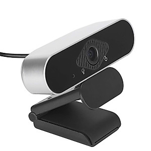 Zyyini Computer Webcam, 1920x1080P HD Camera USB PC Computer BuiltIn Microphone Computer Supplies for Online Teaching, Video Conference