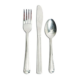 Gibson Home Back to Basics Stainless Steel Cookware Set, 32-Piece , Stainless Steel,Silver