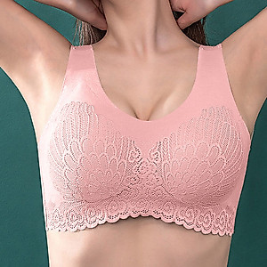 Womens Sports Bras, 3 Pack High Impact Comfort Bralette Seamless Stretchy Yoga Bra Beauty Back Active Bras 2023 Everyday 18 Hour Everywhere Impact Support Lift Beauty Back Track Order