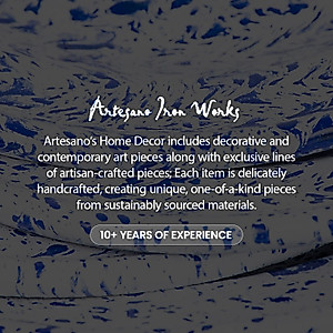 Enamelware Set for 4 - Blue Freckles Design - 16 Pieces - Includes: 4 Plates of 10" - 4 Plates of 7" - 4 Bowls - 4 Mugs - Suggested for Home, Party and Outdoor Activities