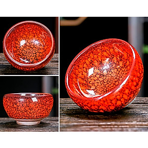 ND JianZhan Tenmoku Ceramic Handmade Teacup Porcelain Teacup Kungfu Tea Cup Tenmoku Teacup Master Teacup Ceremonial Matcha Tea Mug Shape.25