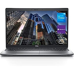 Dell 2022 Newest Latitude 5530 Business Laptop, 15.6" FHD Display, 12th Gen Intel Core i5-1235U, 16GB RAM, 512GB SSD, Webcam, HDMI, Thunderbolt 4, Backlit Keyboard, Wi-Fi 6, Windows 11 Pro, Silver