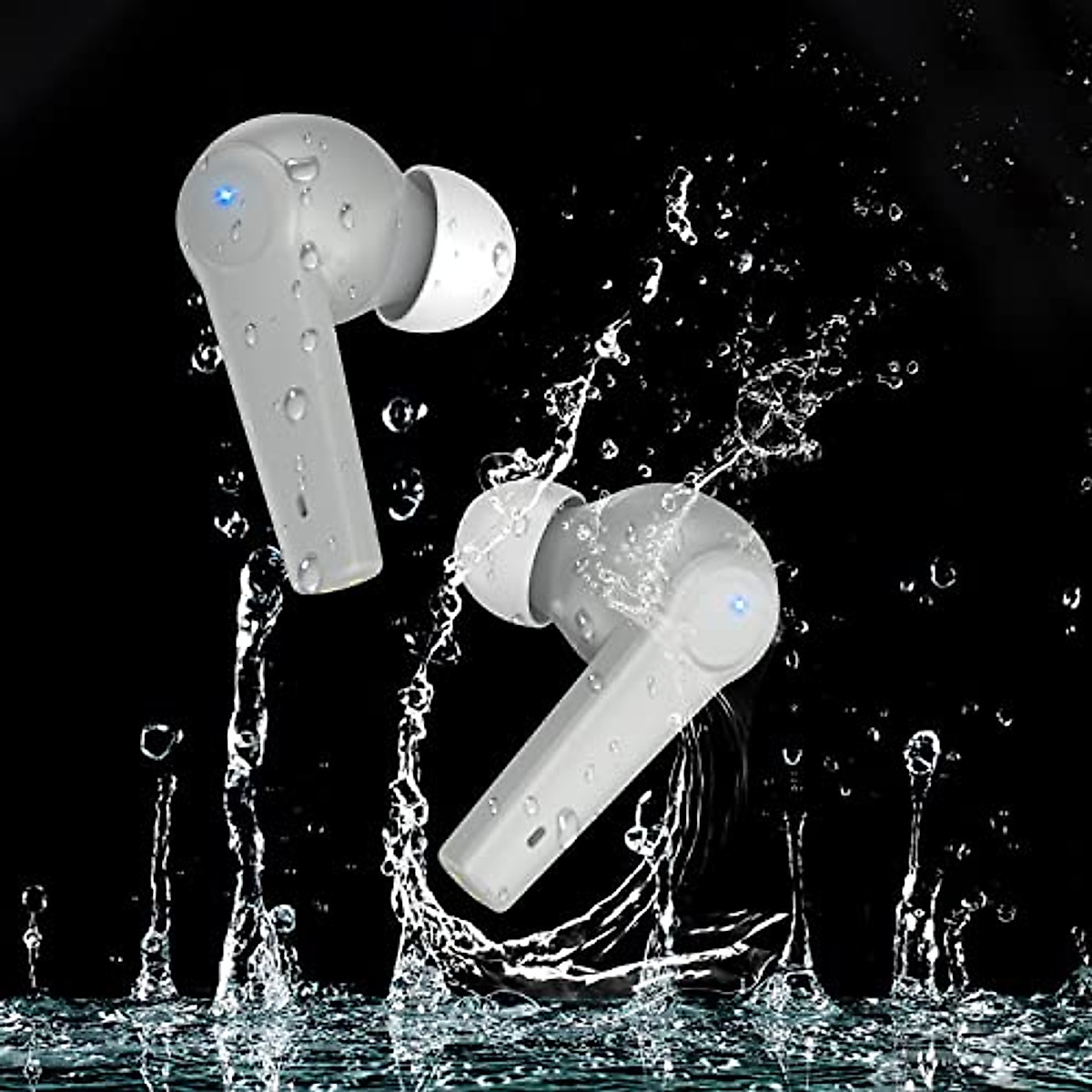 Kingstar Noise Cancelling Wireless Earbuds Bluetooth 5.1 in-Ear Hybrid Active Noise Cancelling Headphones, ANC ENC Bluetooth Earbuds Touch Control IPX5 Earphones 4-Mic Premium Stereo Sound