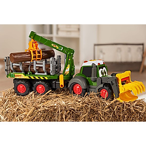DICKIE TOYS - Happy Fendt 25 Inch Forester Truck and Trailer, Green